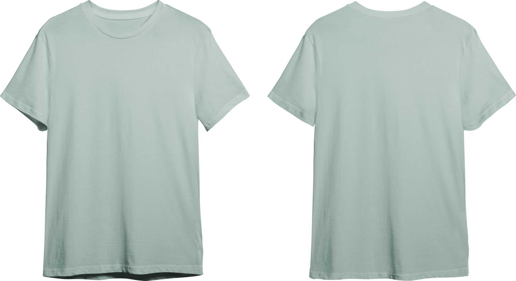 Dusty Blue Mens Classic T Shirt Front And Back 23370439 Png