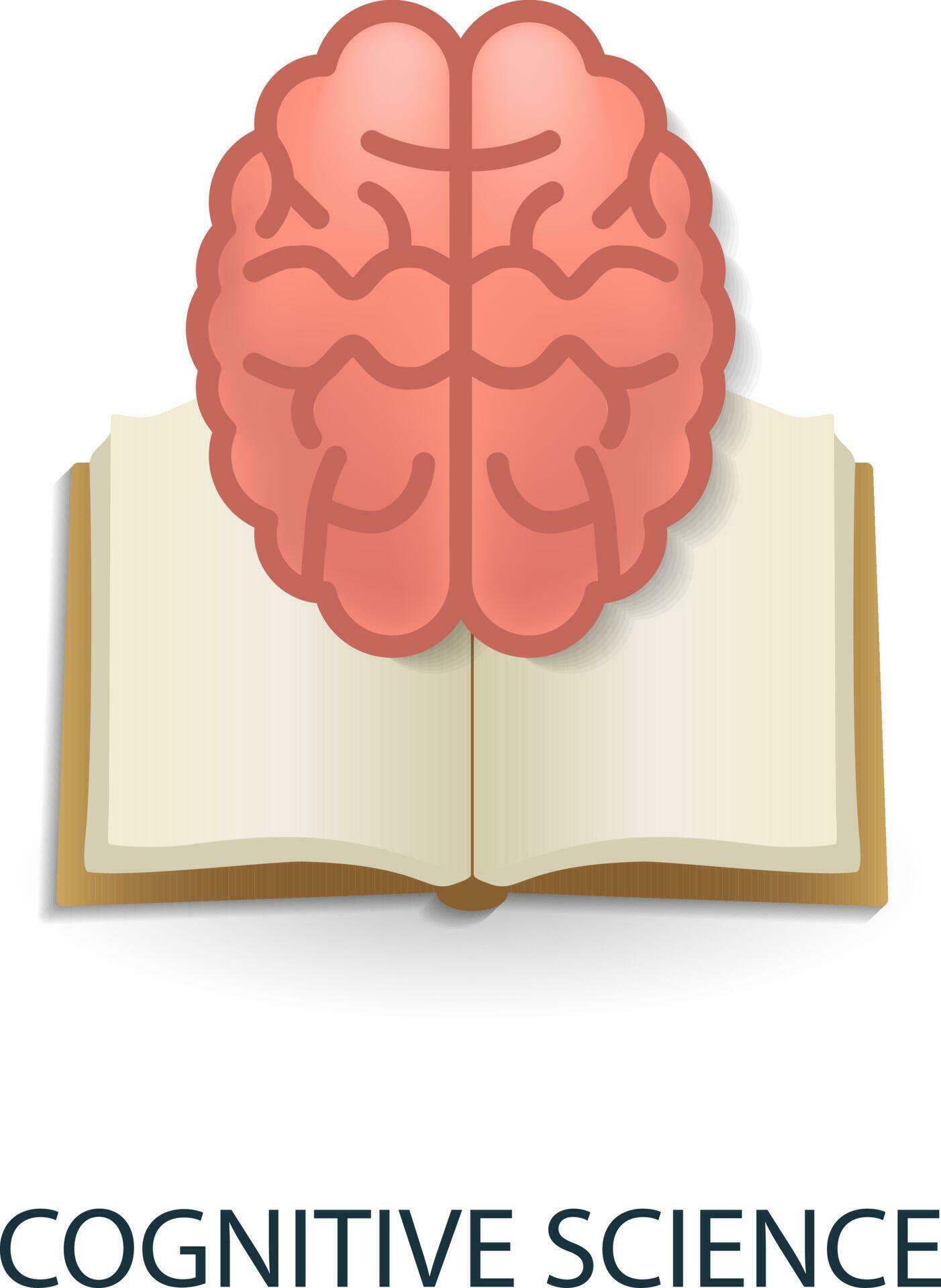 Cognitive Science icon. 3d illustration from artificial intelligence collection. Creative ...