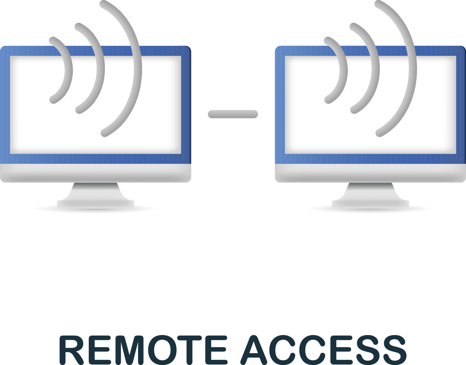 Remote Access Icon 3d Illustration From Cybercrime Collection Creative Remote Access 3d Icon