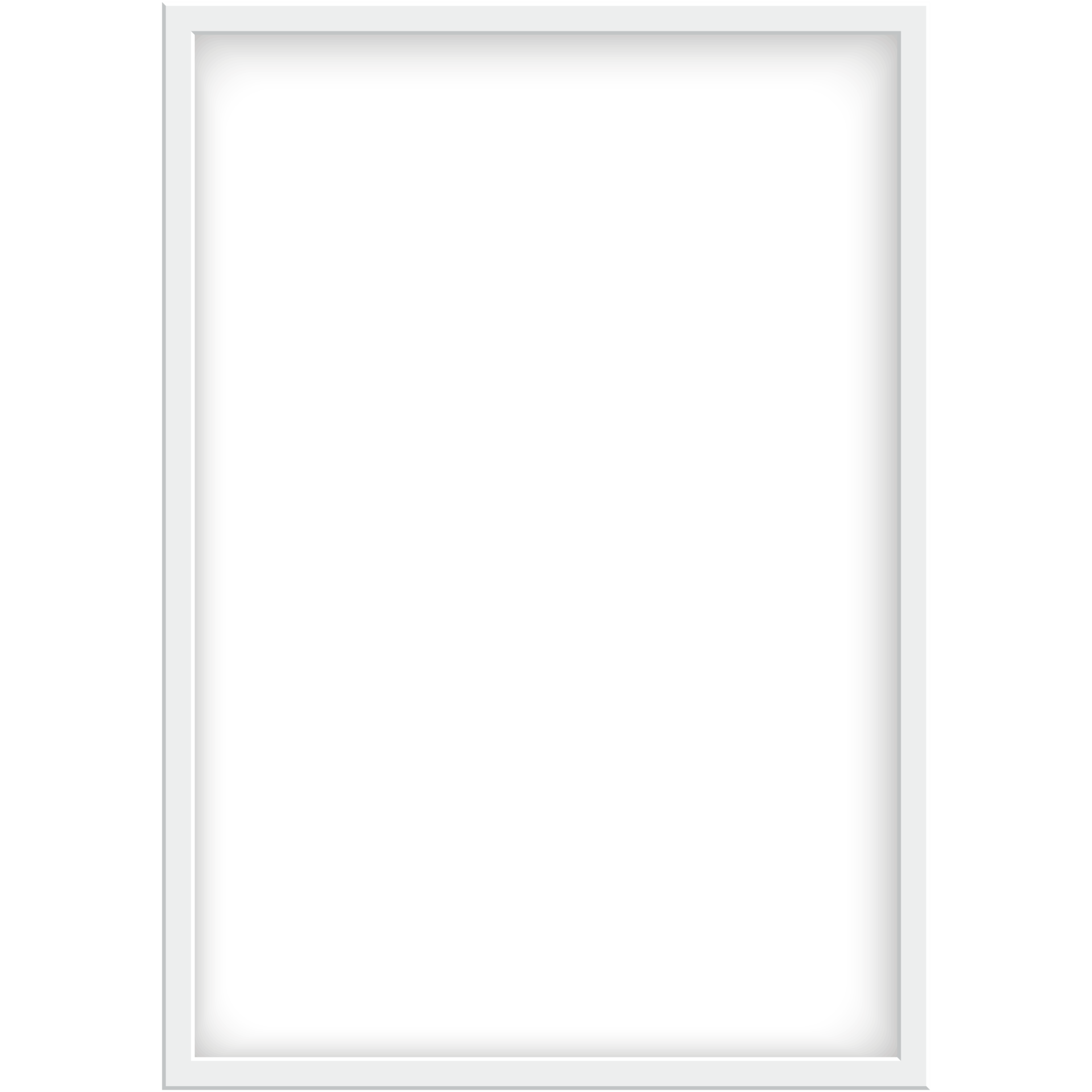 rectangle white frame for picture art gallery 23377621 PNG