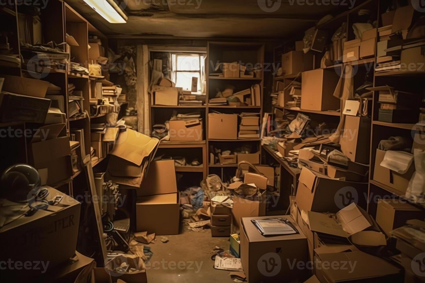 Lots of stuff cardboard boxes messy disorganized storage pi. 23377943 ... Lots of stuff cardboard boxes messy disorganized storage pi. 23377943 ...