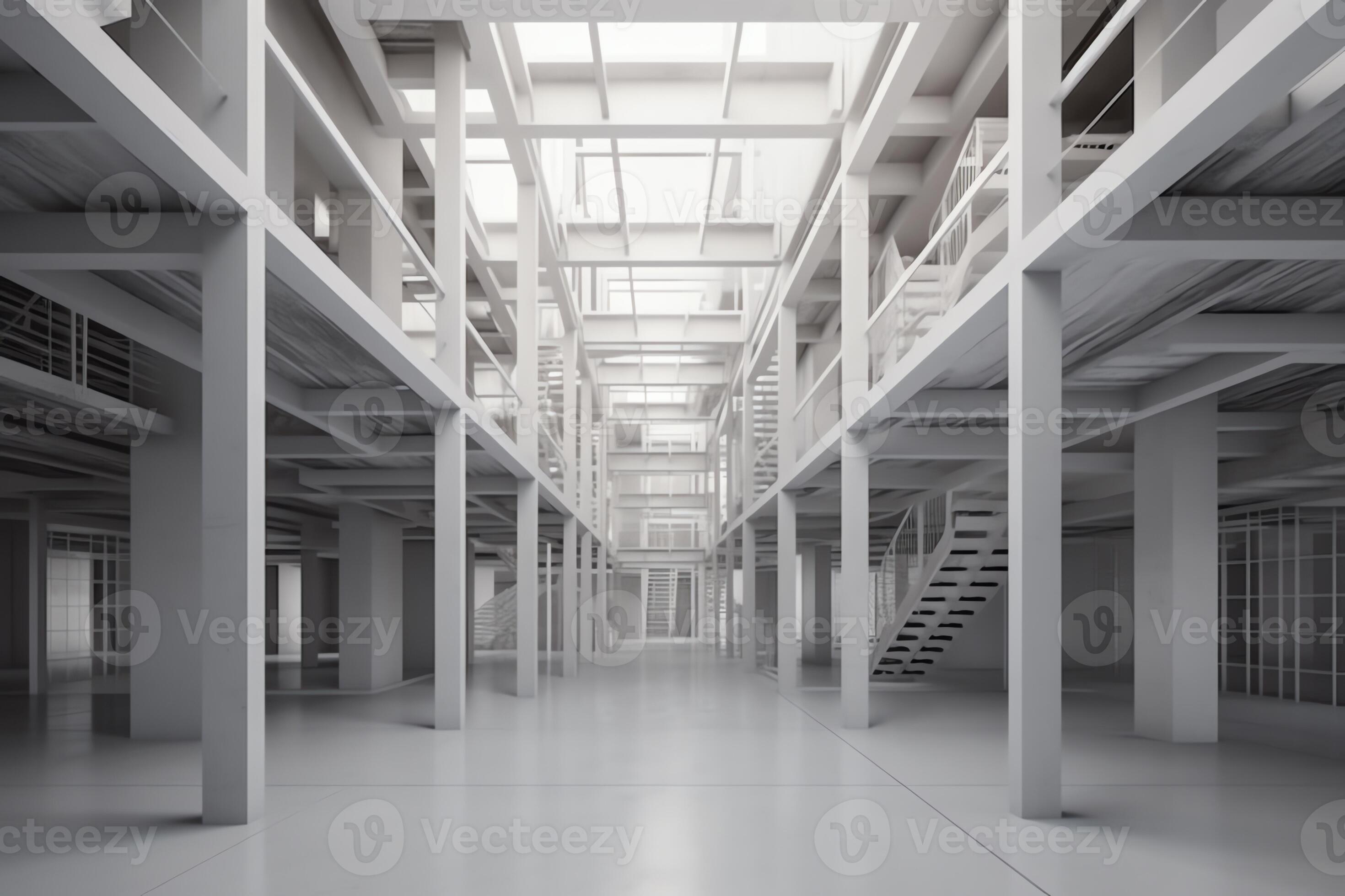 Empty architecture design 3d illustration. 23378292 Stock Photo at Vecteezy
