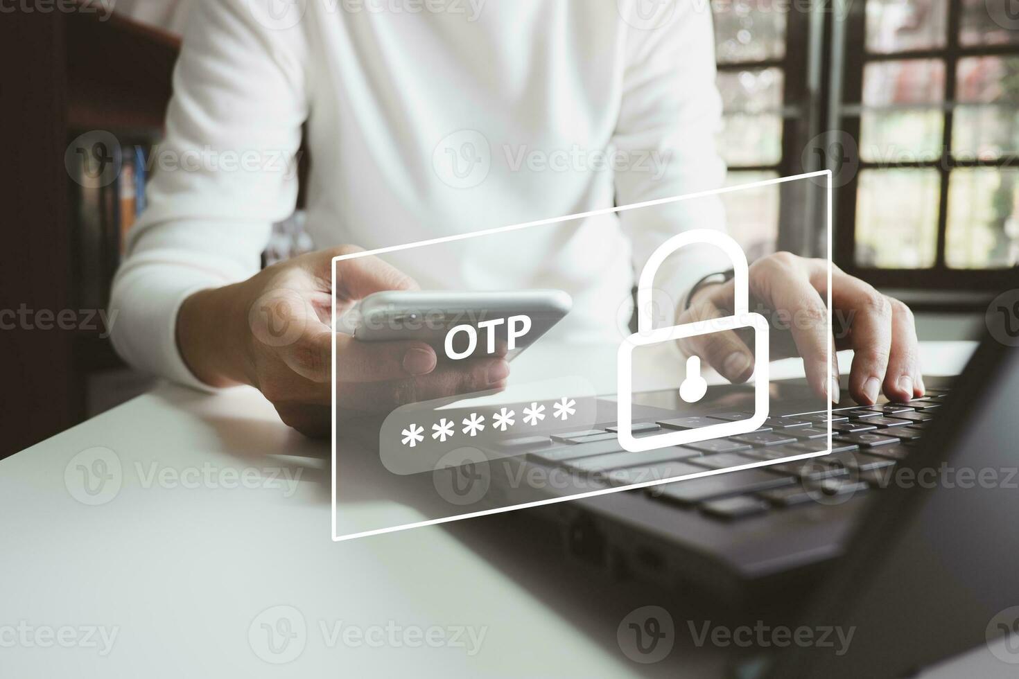 Verification Of Information With Finger Print By Smart Phone Internet Security Online