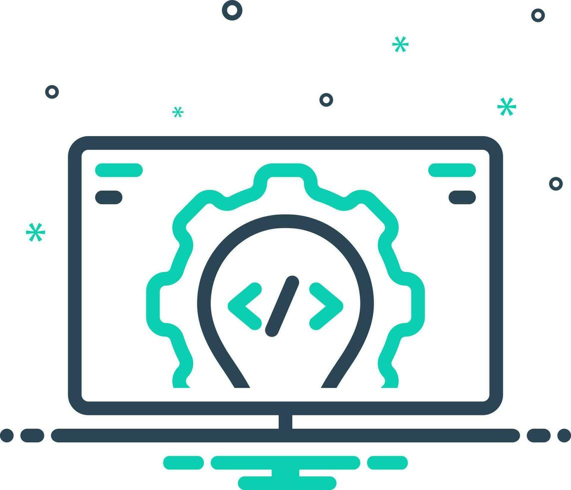 mix icon for develop 23380037 Vector Art at Vecteezy