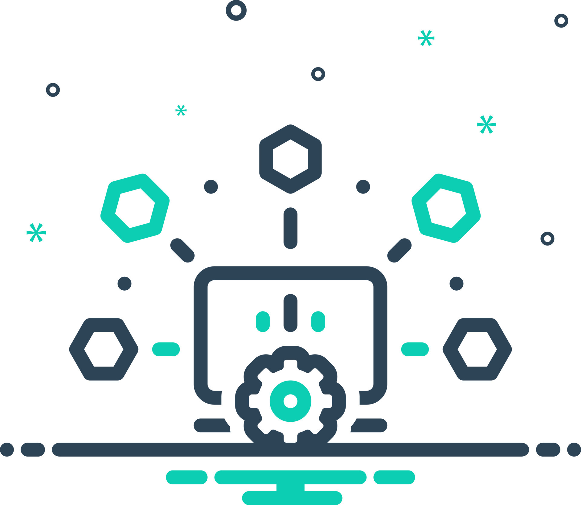 mix icon for systems 23380110 Vector Art at Vecteezy