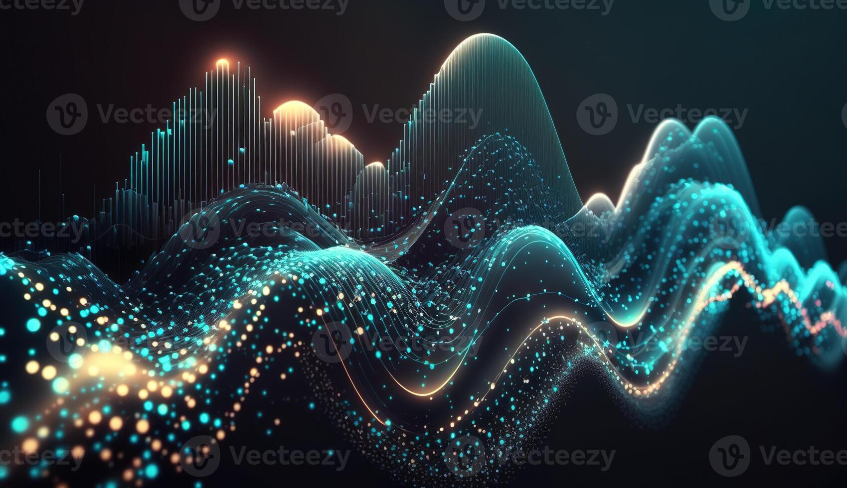 The Intersection of AI, Blockchain, and Data Science. 23381236 Stock Photo at Vecteezy