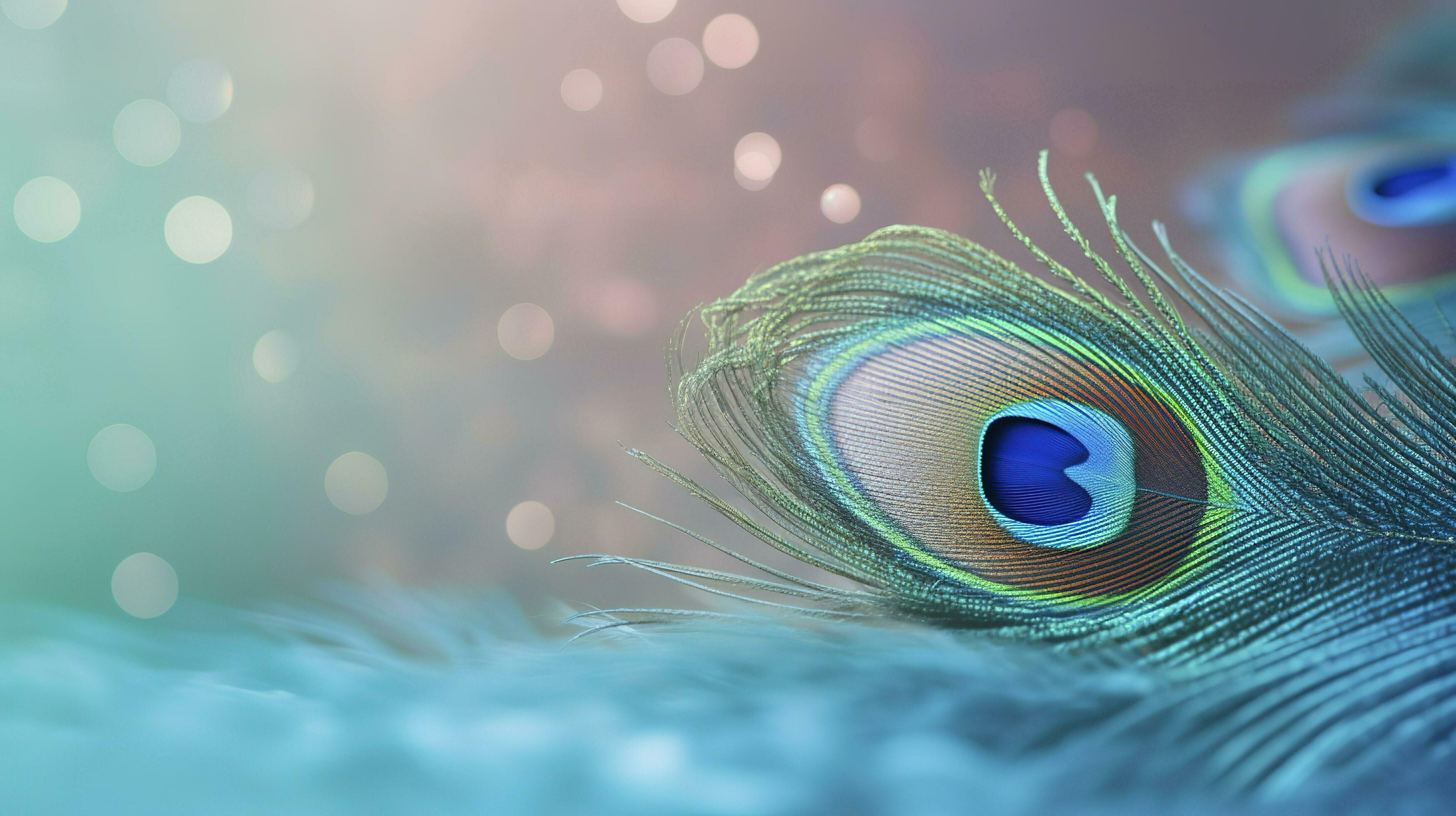 Peacock Color Background