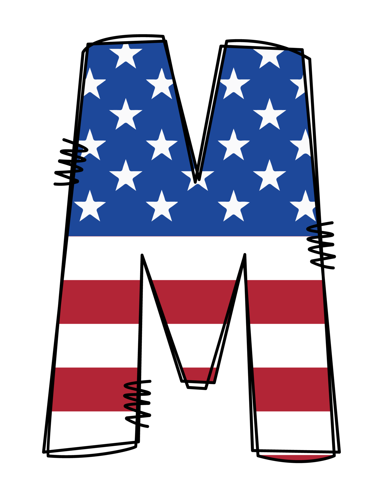 Patriotic alphabet doodle letter clipart illustration 23389430 PNG Patriotic alphabet doodle letter clipart illustration 23389430 PNG
