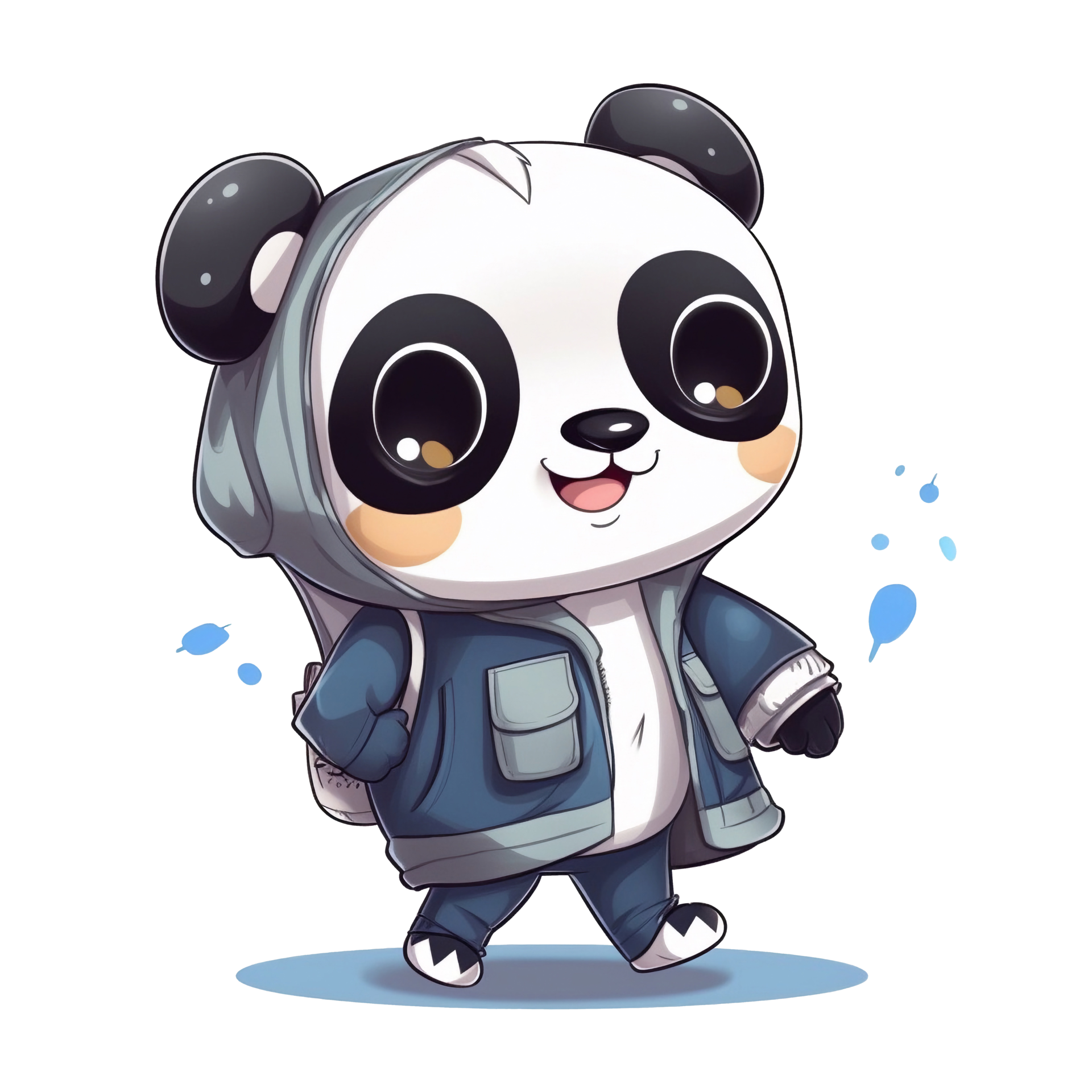 Illustration 2d Sticker Character Design Ai Generate 23391000 Png