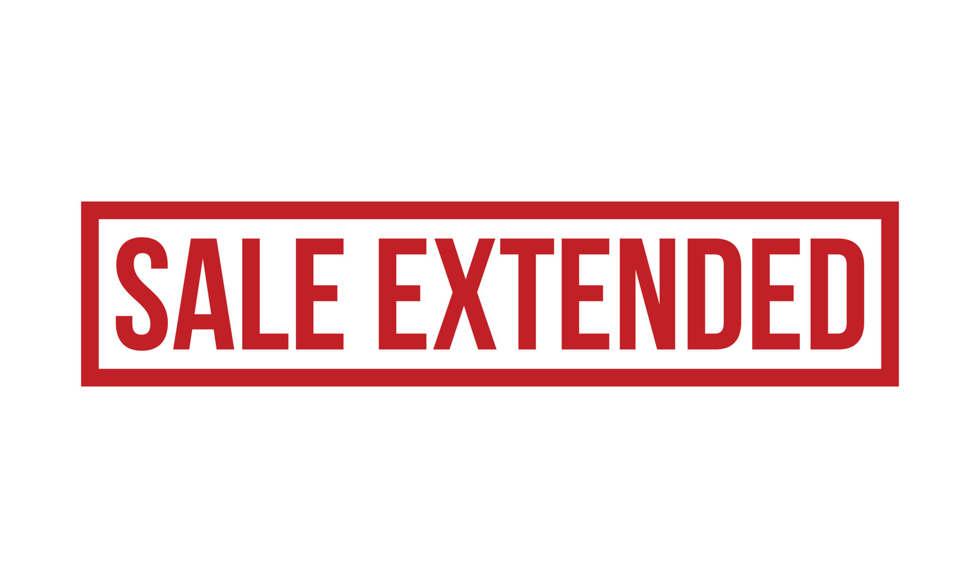 Sale Extended Rubber Stamp Seal Vector 23392776 Vector Art at Vecteezy