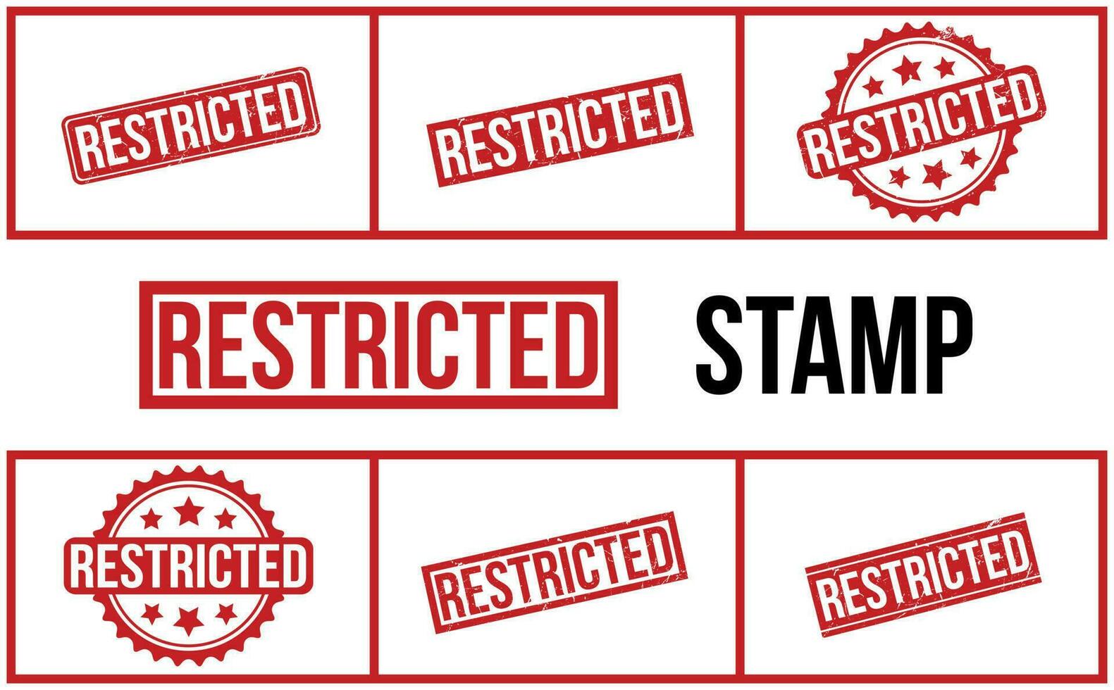 Restricted Rubber Stamp Set Vector 23393776 Vector Art at Vecteezy Restricted Rubber Stamp Set Vector 23393776 Vector Art at Vecteezy