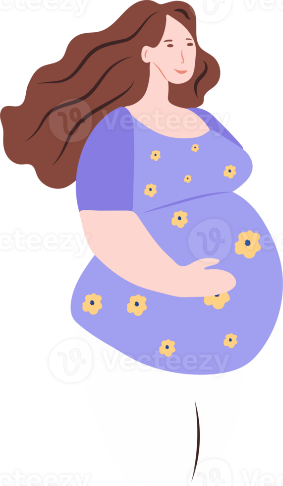 Free Portrait Of Beautiful Young Pregnant Woman Concept Of Pregnancy