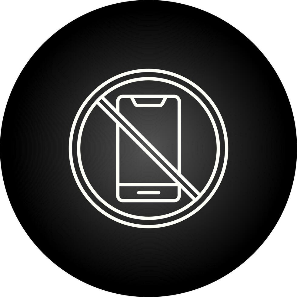 No Cell Phone Vector Icon 23397778 Vector Art at Vecteezy