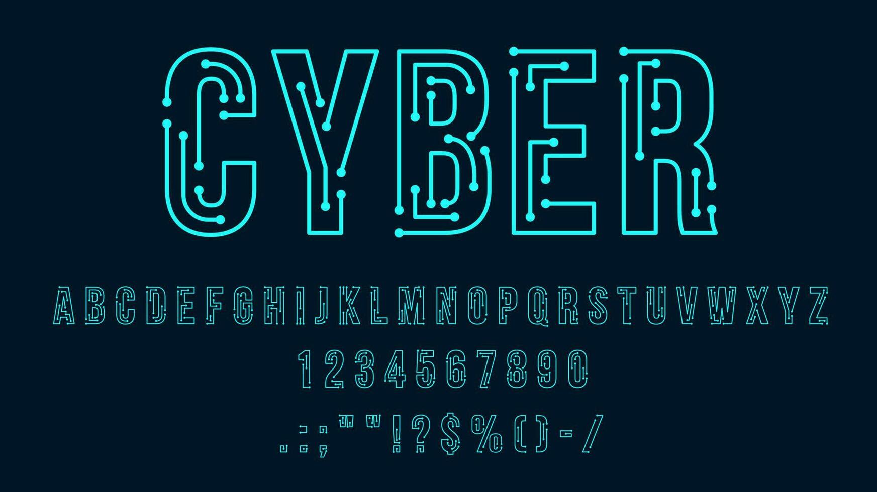 Futuristic cyber tech neon font or alphabet 23398204 Vector Art at Vecteezy Futuristic cyber tech neon font or alphabet 23398204 Vector Art at Vecteezy