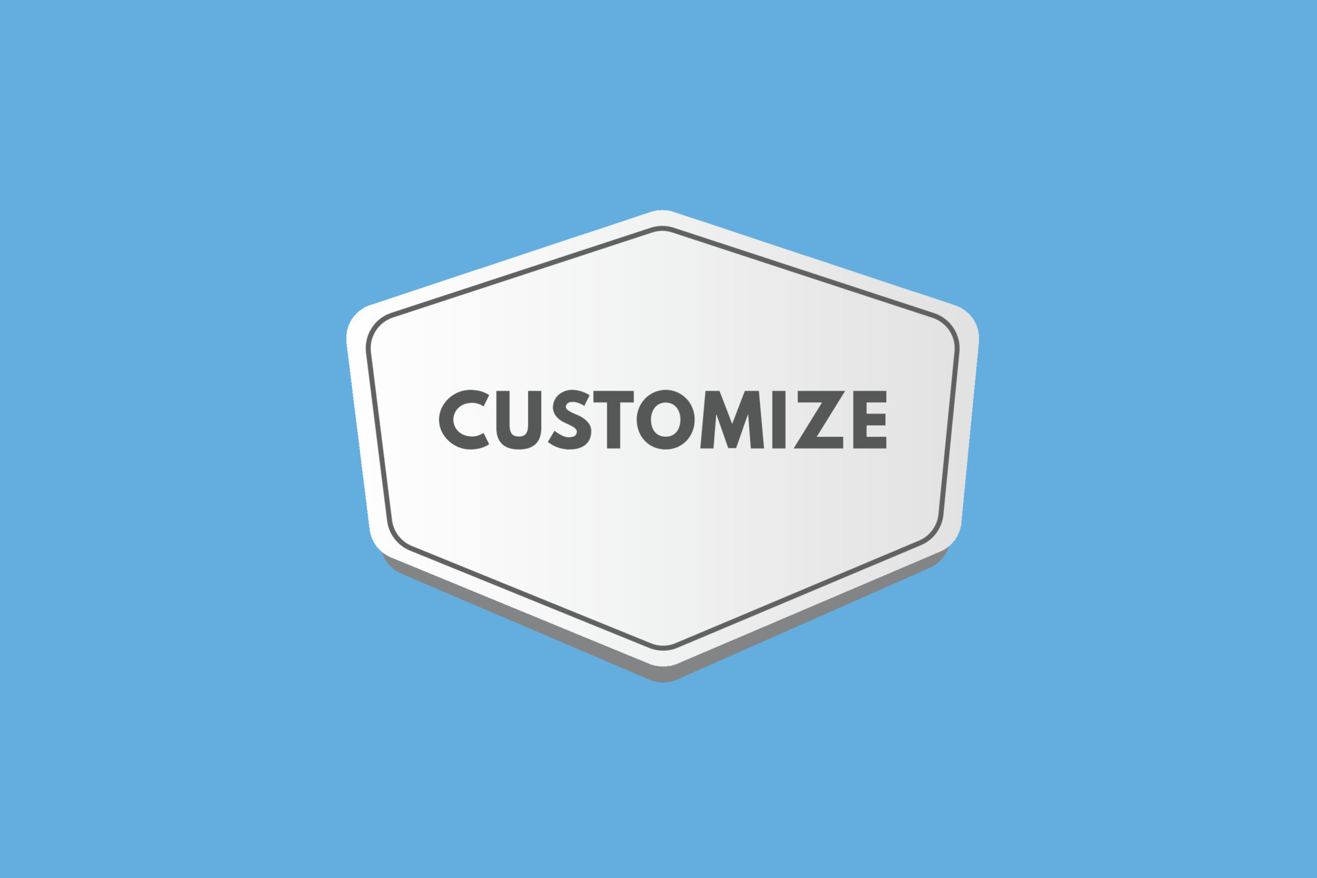 Customize text Button. Customize Sign Icon Label Sticker Web Buttons ...