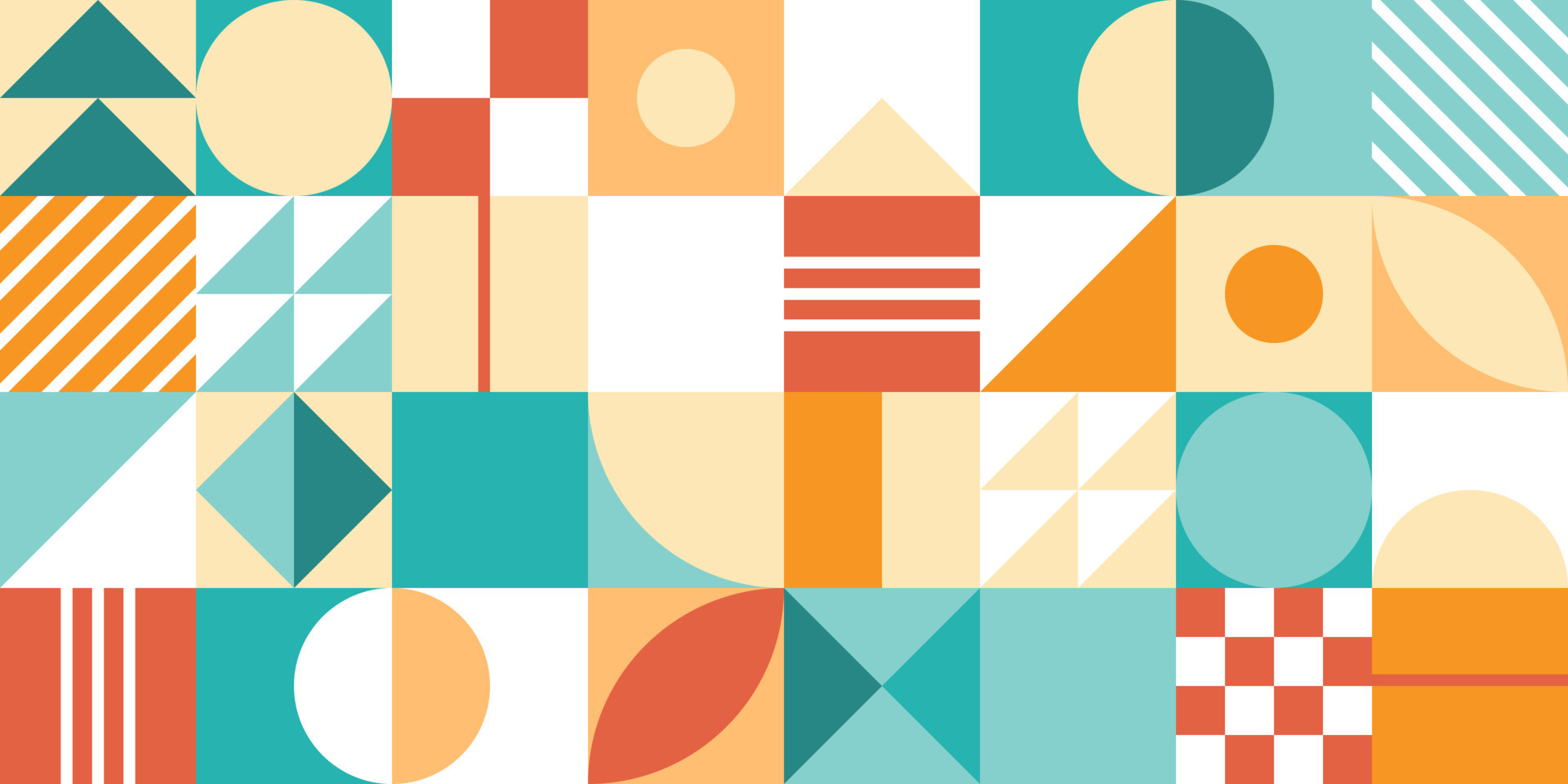 Abstract light geometric background in retro style 23401161 Vector Art ...