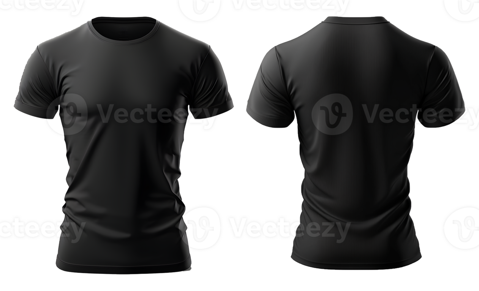 plain black t-shirt design, with view, front, back 23401365 PNG plain black t-shirt design, with view, front, back 23401365 PNG
