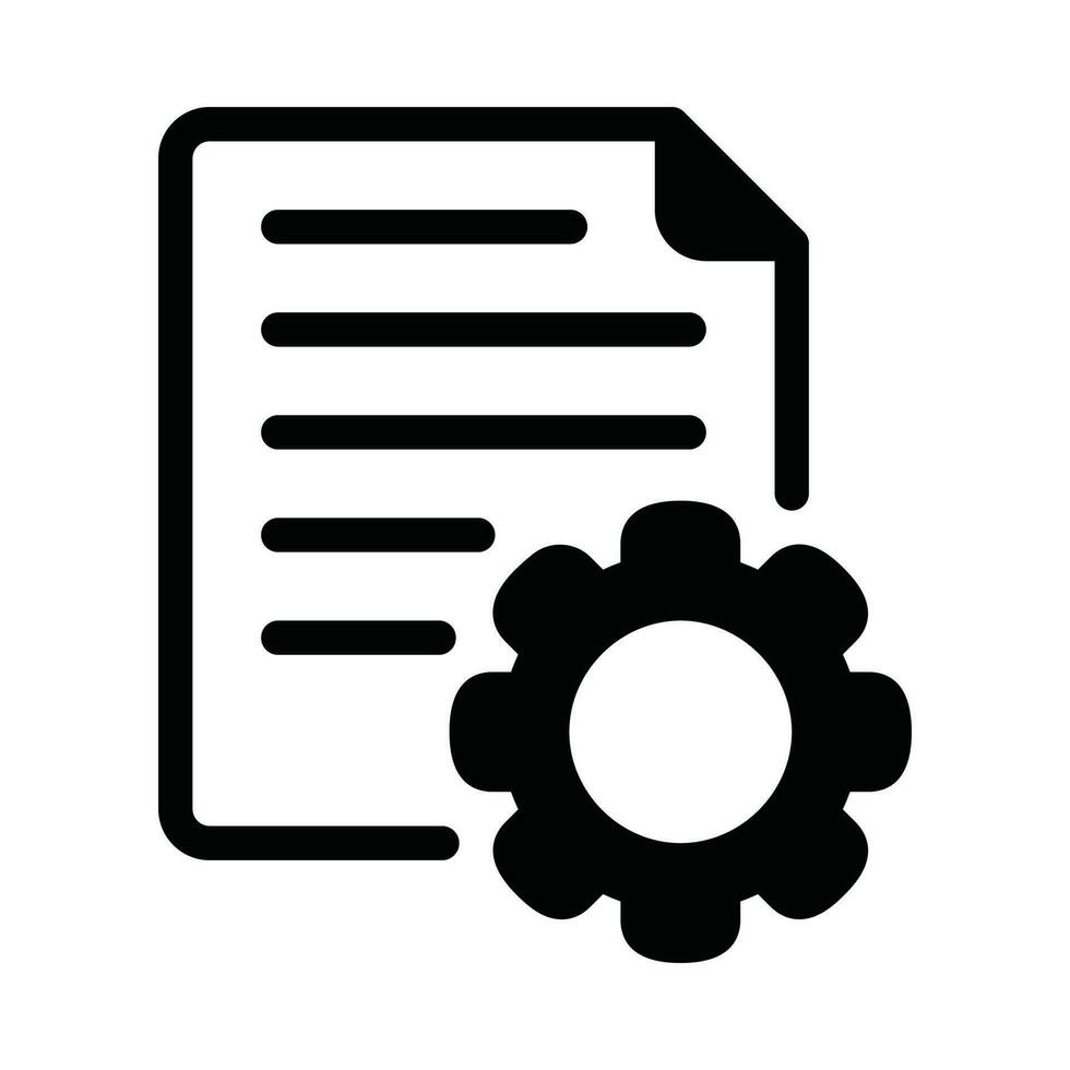 Document setting vector icon 23402381 Vector Art at Vecteezy