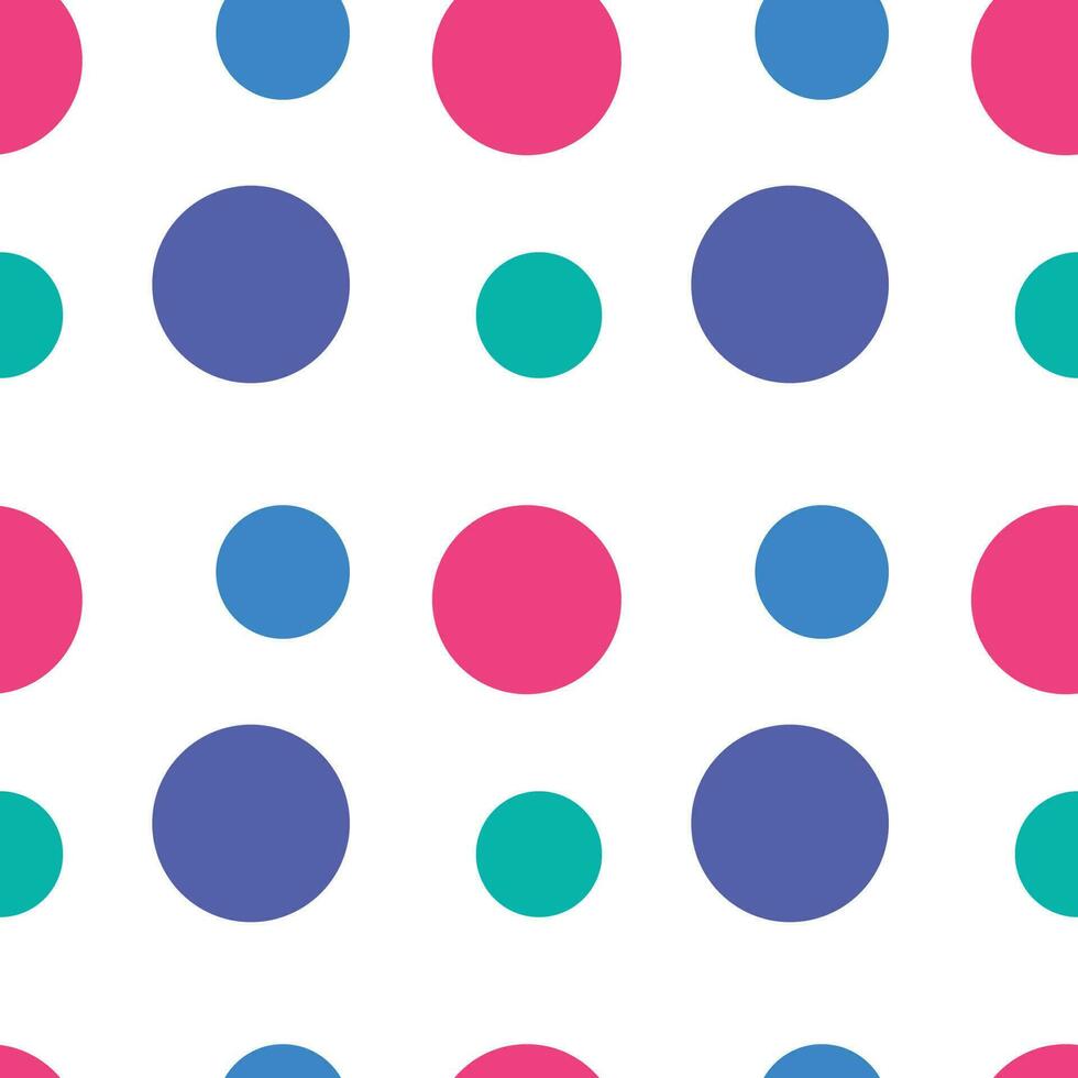 Polka dot colorful seamless pattern background for cover, poster ...