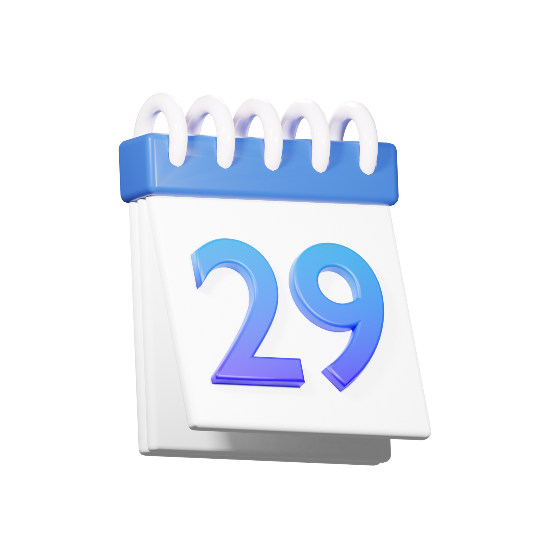 3d 29 fecha icono 23404840 PNG