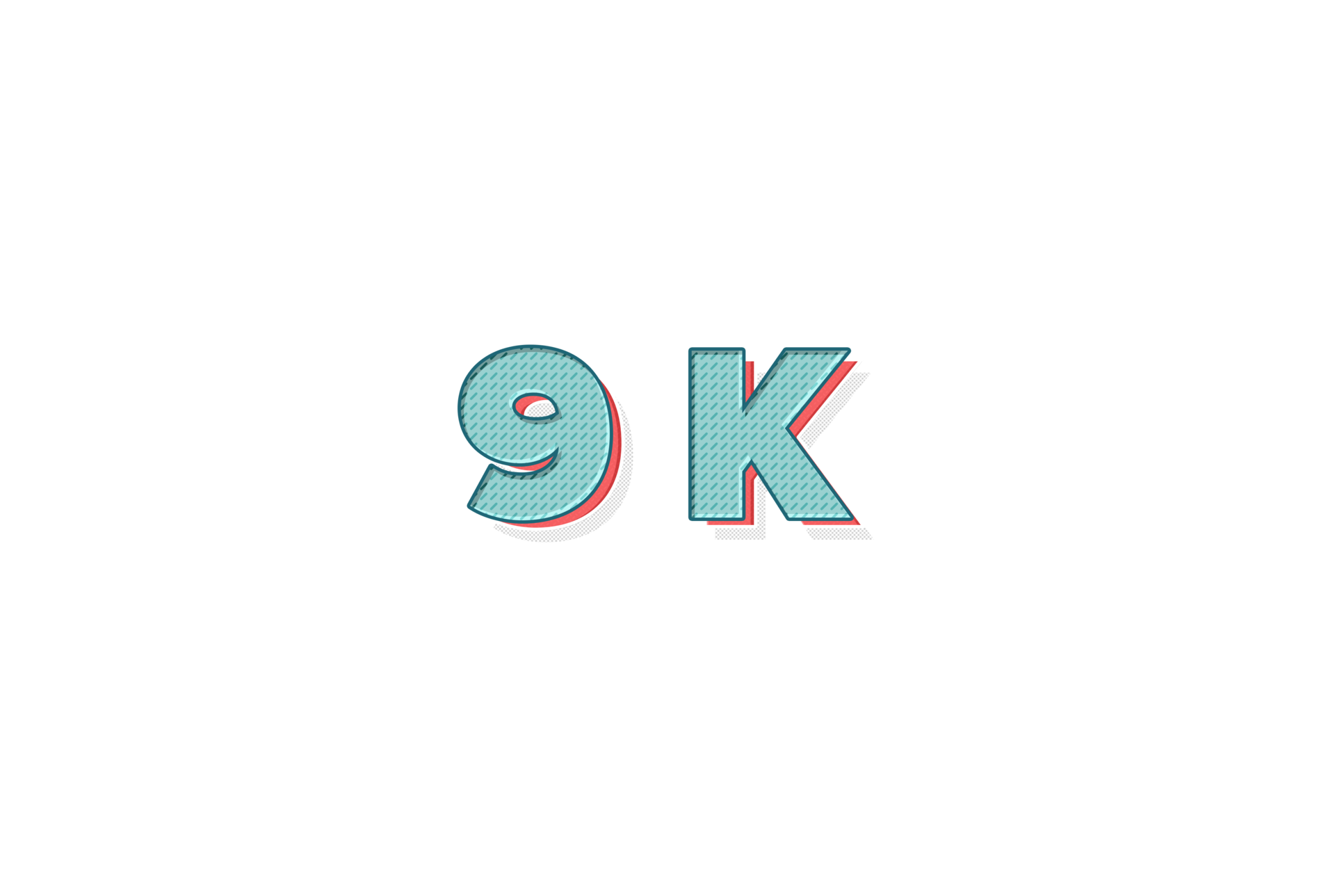 9 9 K Suscriptores Celebracion Saludo Número único Diseño 23405942 Png