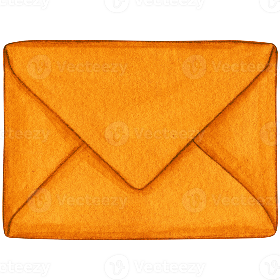 Watercolor Hand Drawn Envelope 23407879 Png