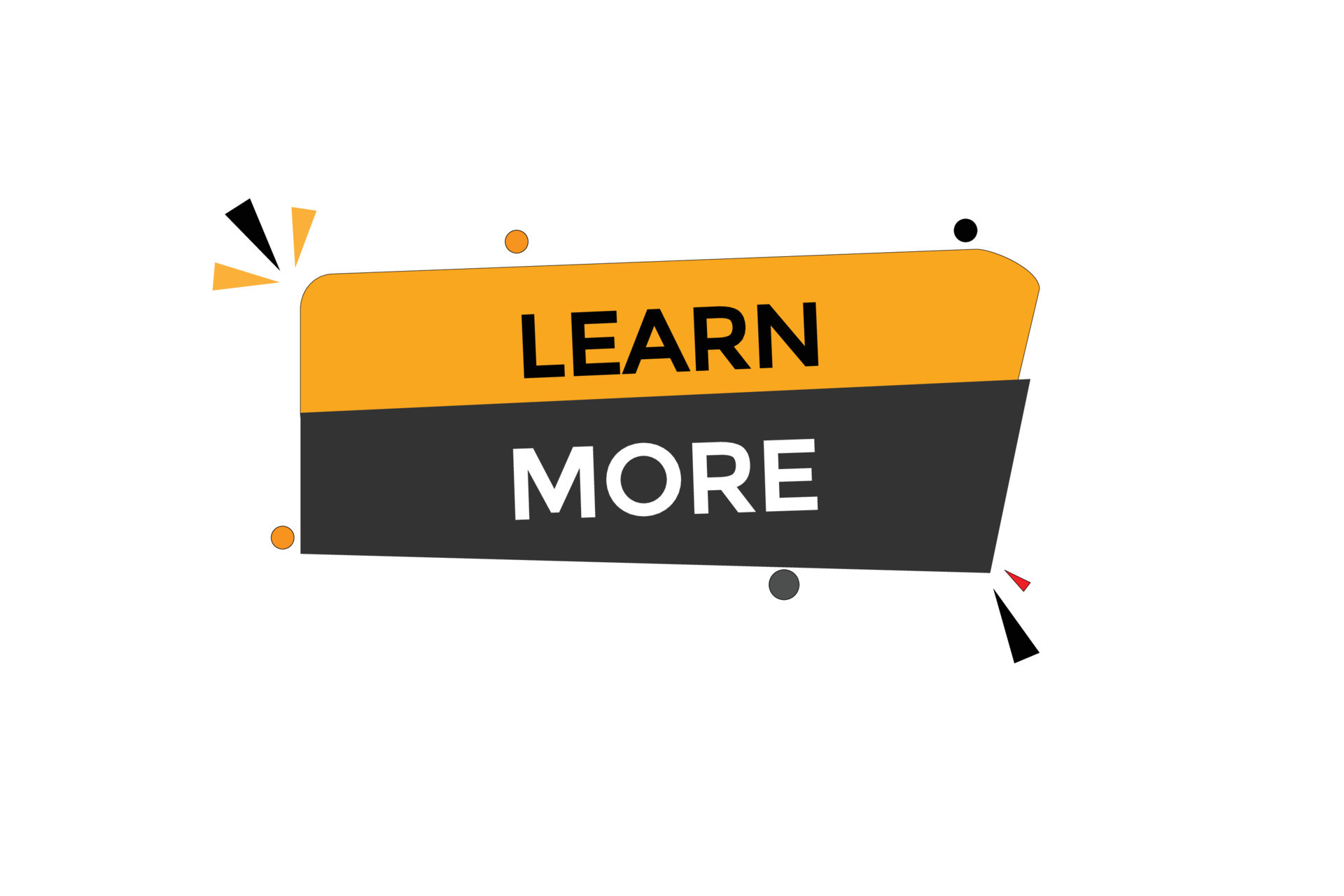 learn more vectors.sign label bubble speech learn more 23409824 Vector ...