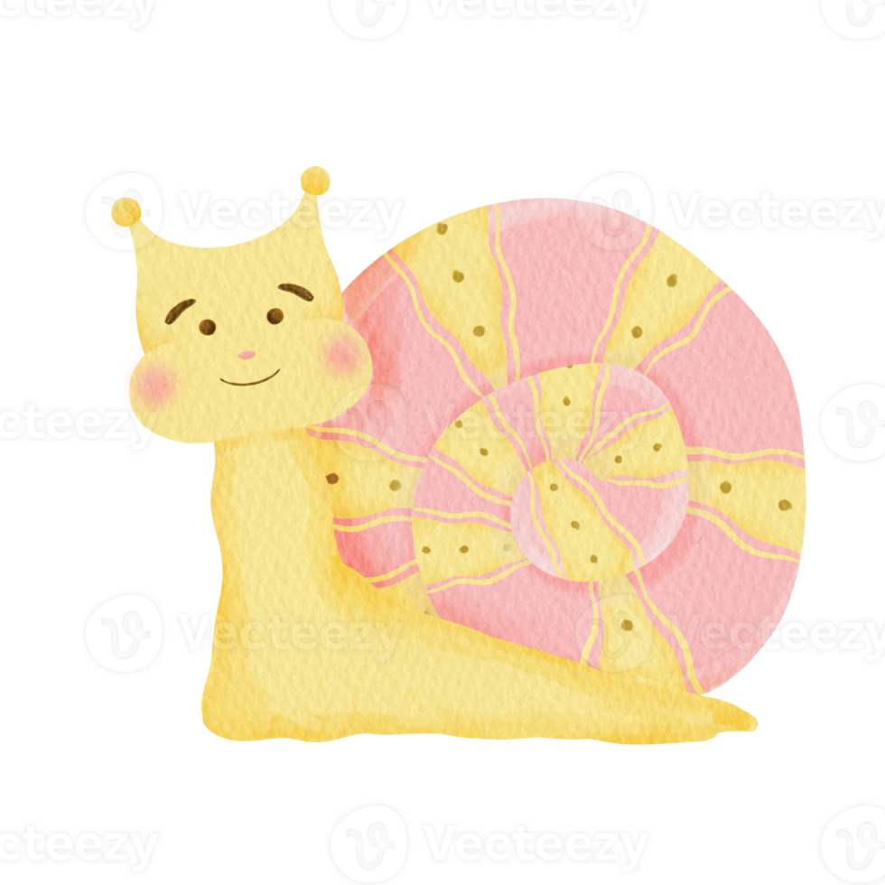 watercolor snail clip art 23411726 PNG