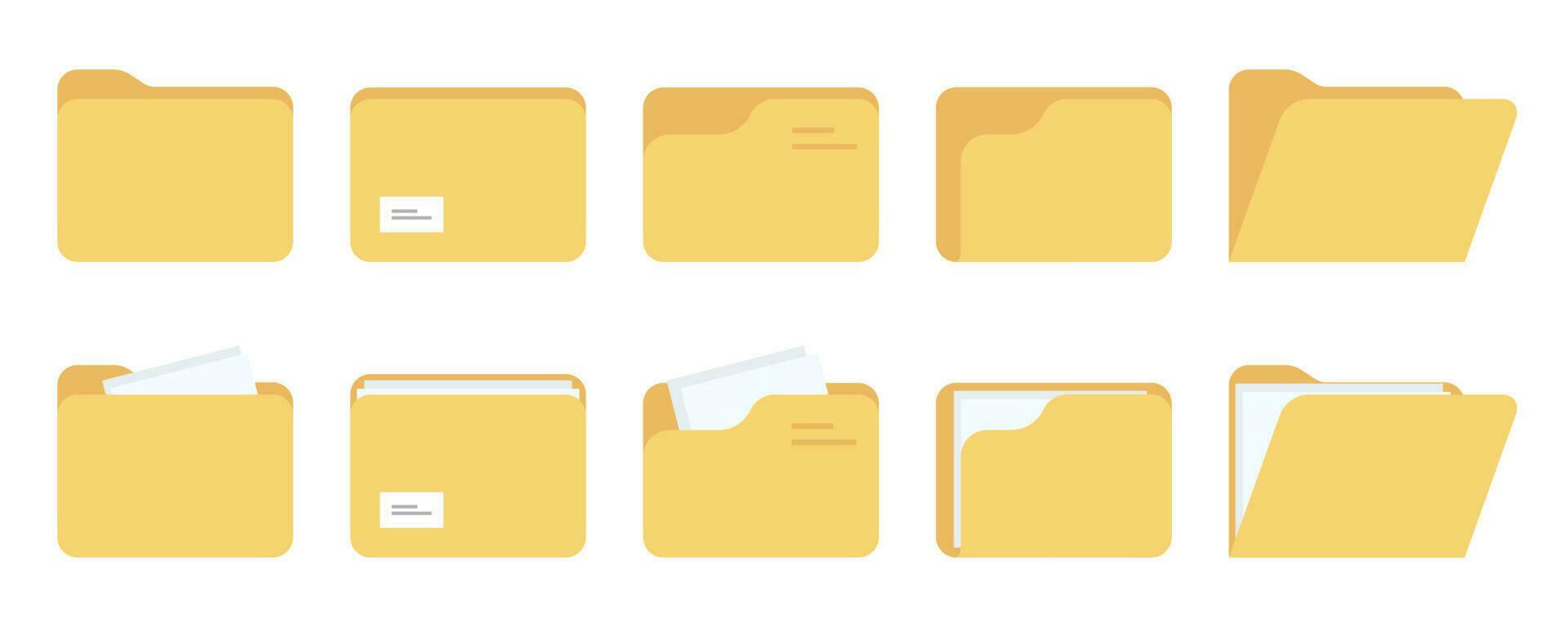 Yellow folder. Computer document. File icon in folder. Open folder with ... Yellow folder. Computer document. File icon in folder. Open folder with ...