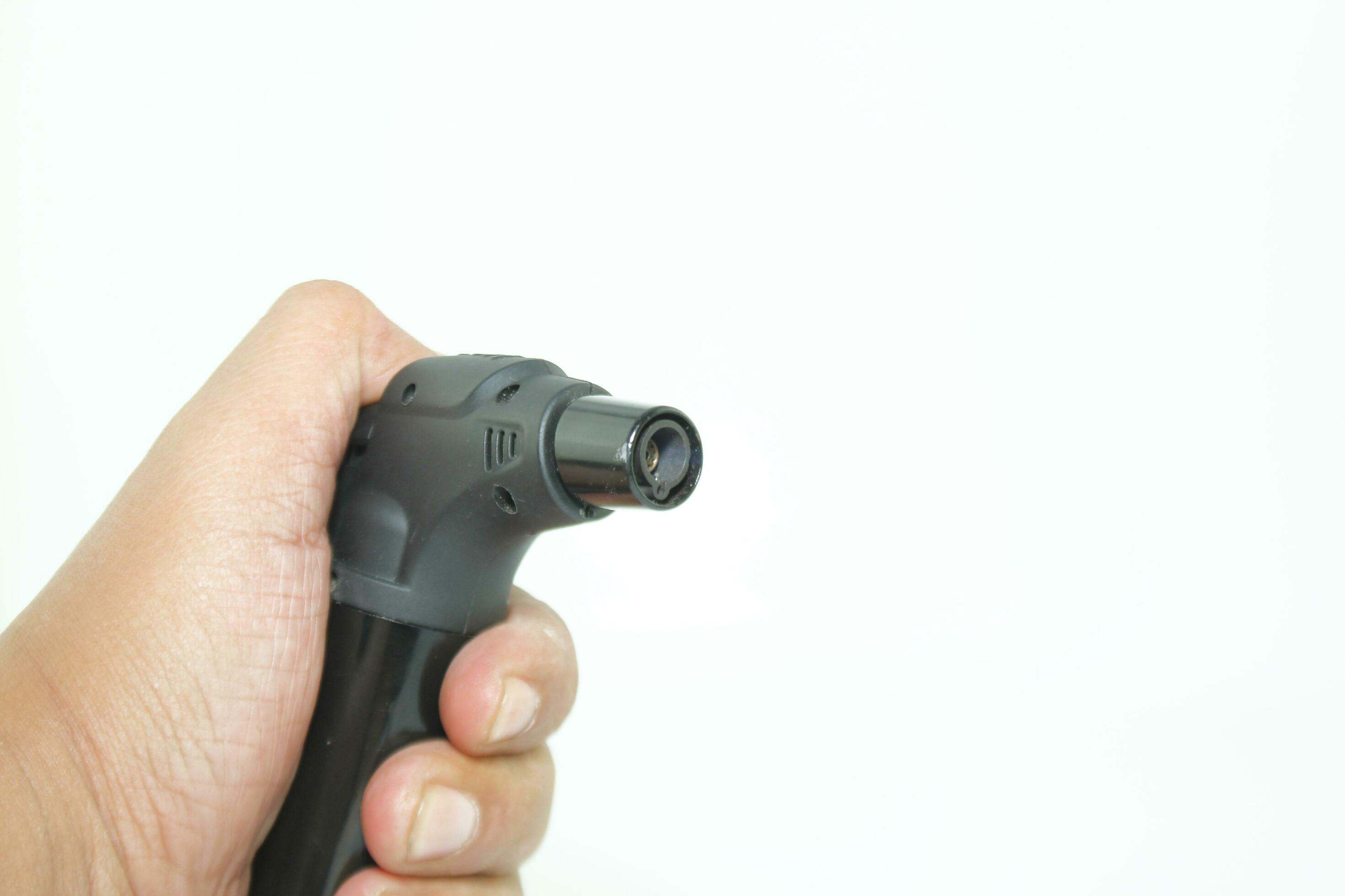 hand holding gas lighter torch on white background 23416098 Stock Photo ... hand holding gas lighter torch on white background 23416098 Stock Photo ...