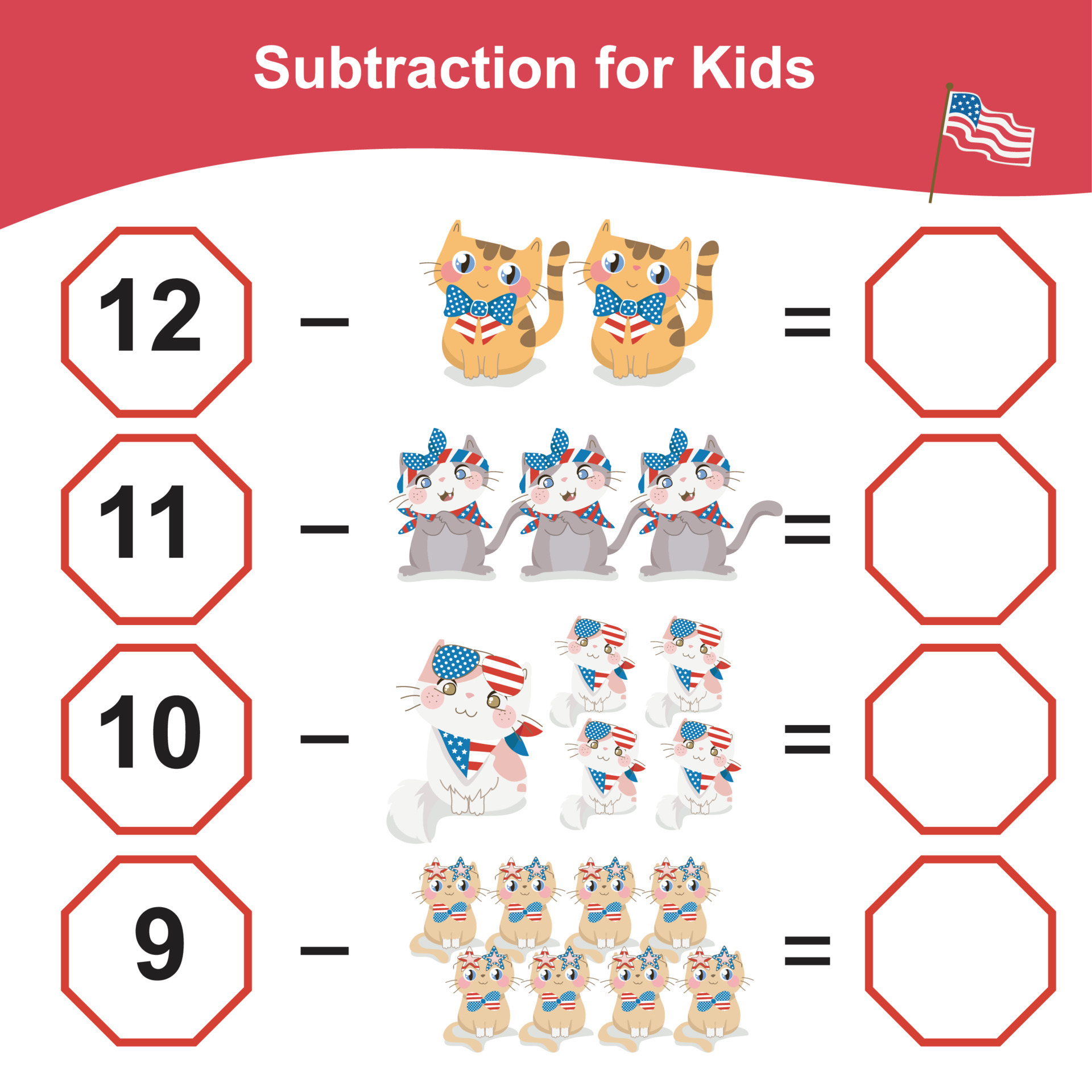 Mathematic Counting Worksheet Math Activity Count And Write The