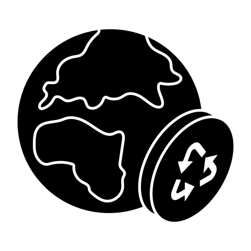 Conceptual solid design icon of global recycling 23423464 Vector Art at ... Conceptual solid design icon of global recycling 23423464 Vector Art at ...