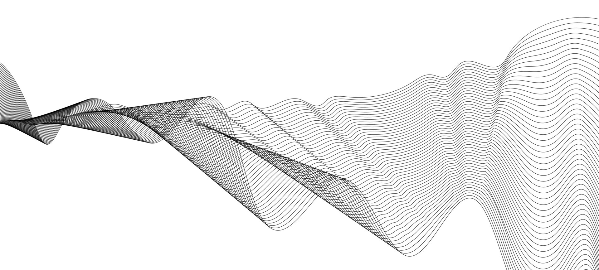 Abstract Wavy Background Thin Line Wavy Abstract Vector Background Curve Wave Seamless Pattern