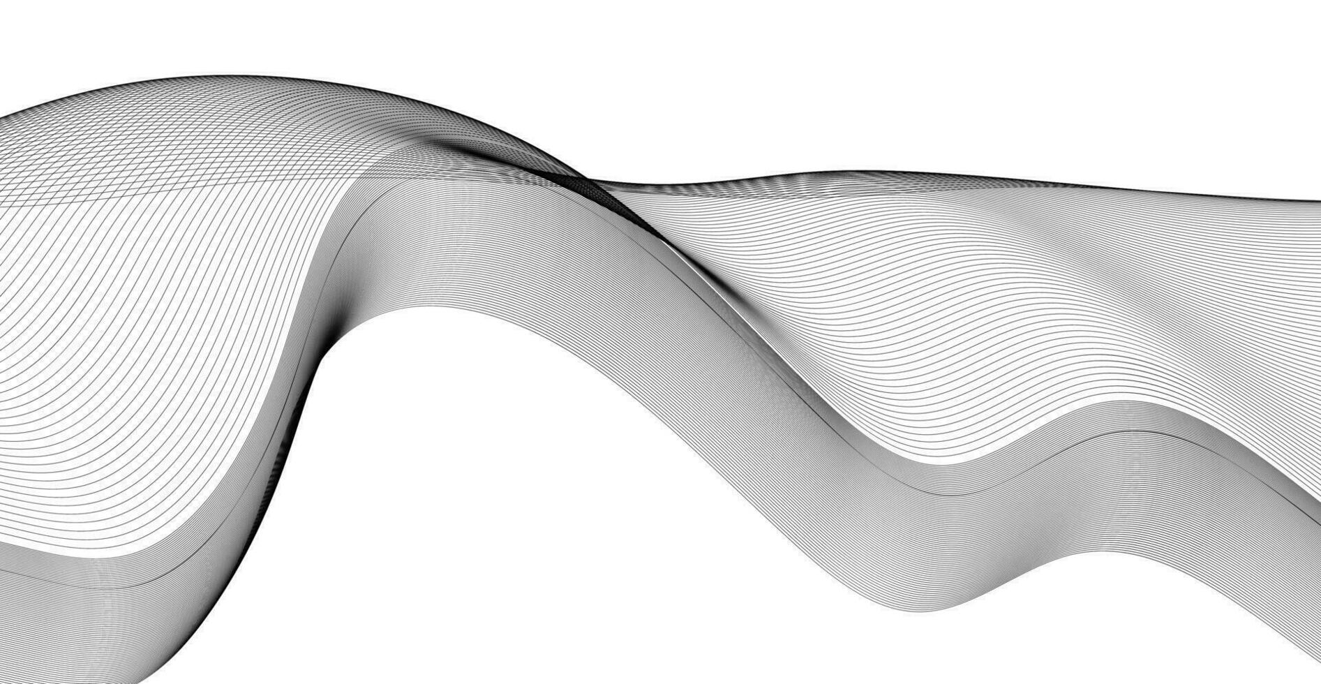 Abstract Wavy Background Thin Line Wavy Abstract Vector Background Curve Wave Seamless Pattern