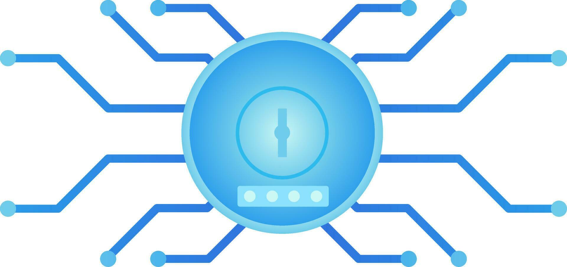 Password Vector Illustration Cyber Keyhole Password For Design About Cyber Security Computer