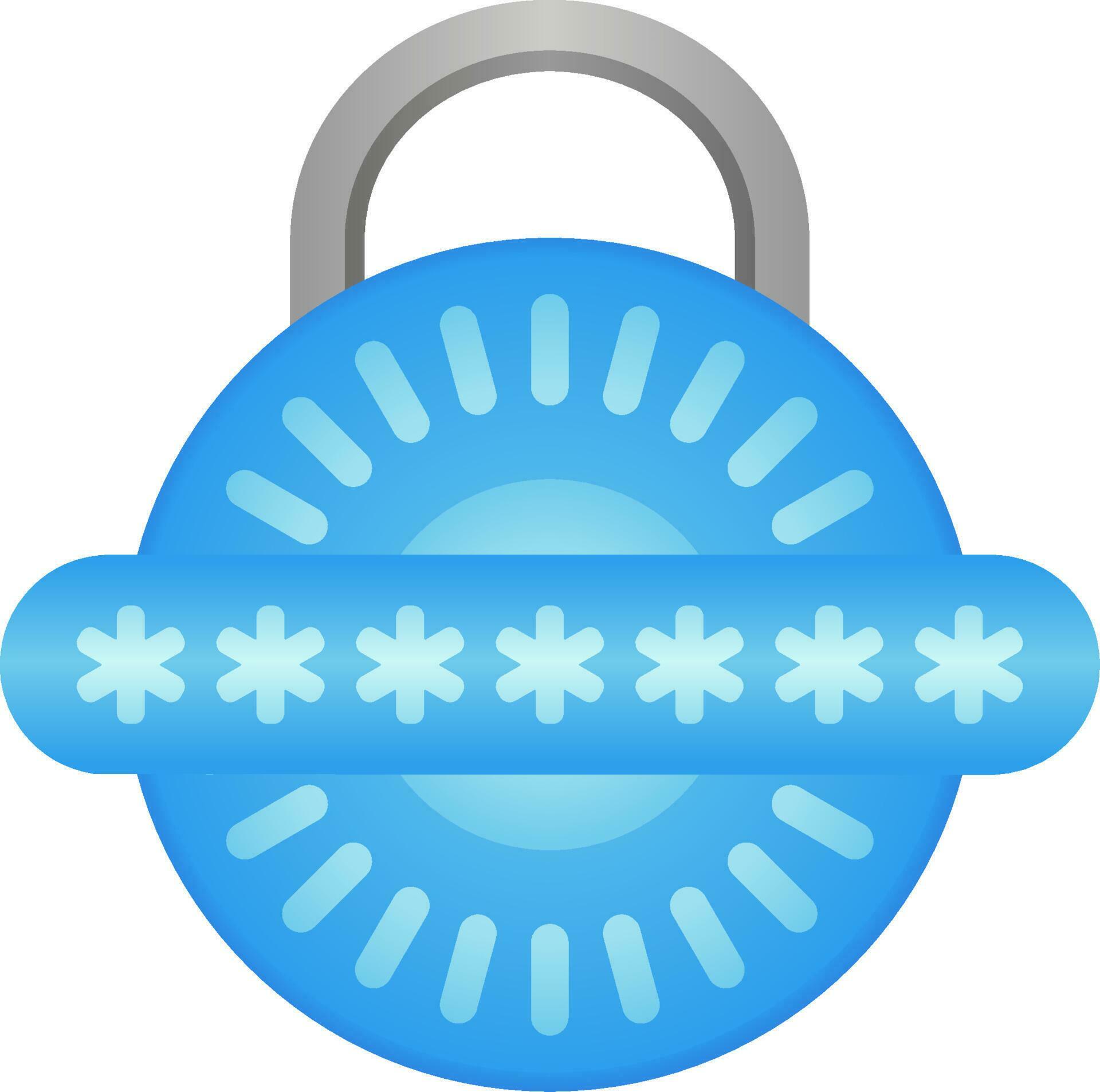 Password Vector Illustration Padlock Password System For Design About