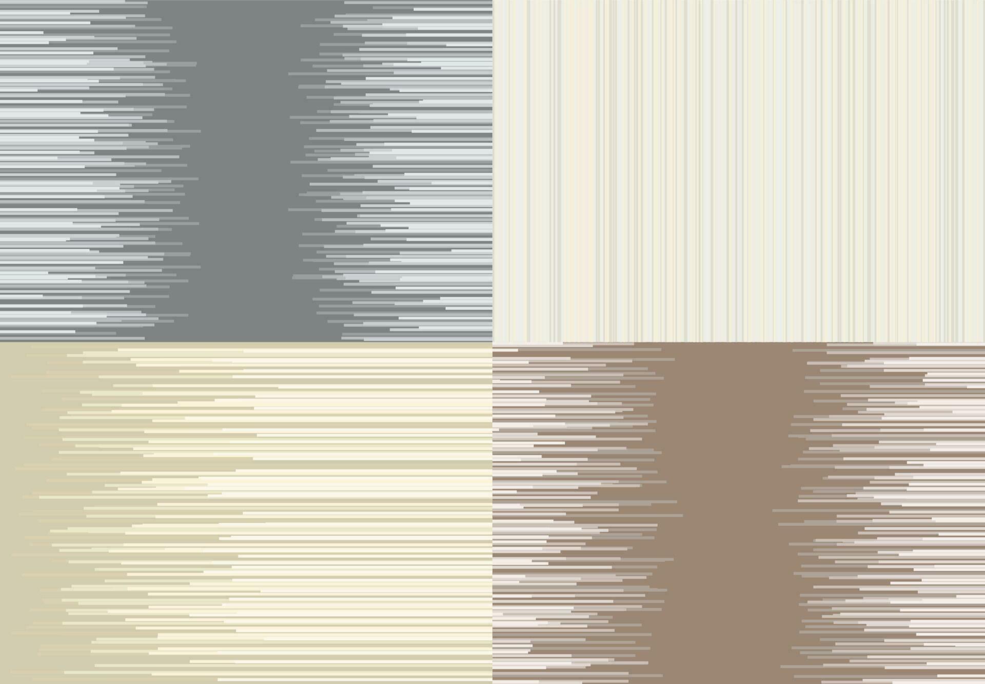 Set of four monochrome background with straight lines. Vector ...