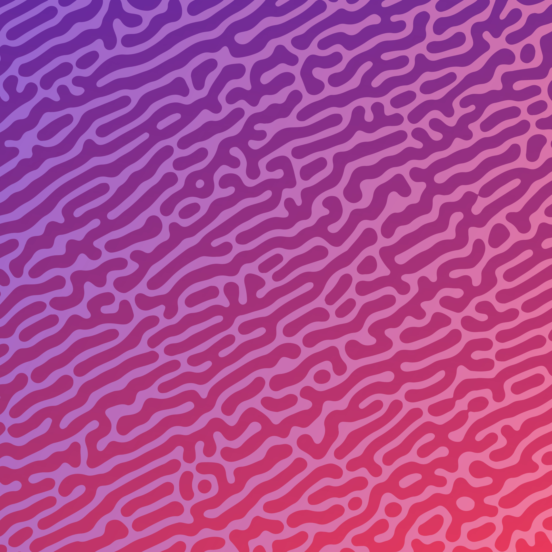 Purple Turing Reaction Gradient Background Abstract Diffusion Pattern With Chaotic Shapes