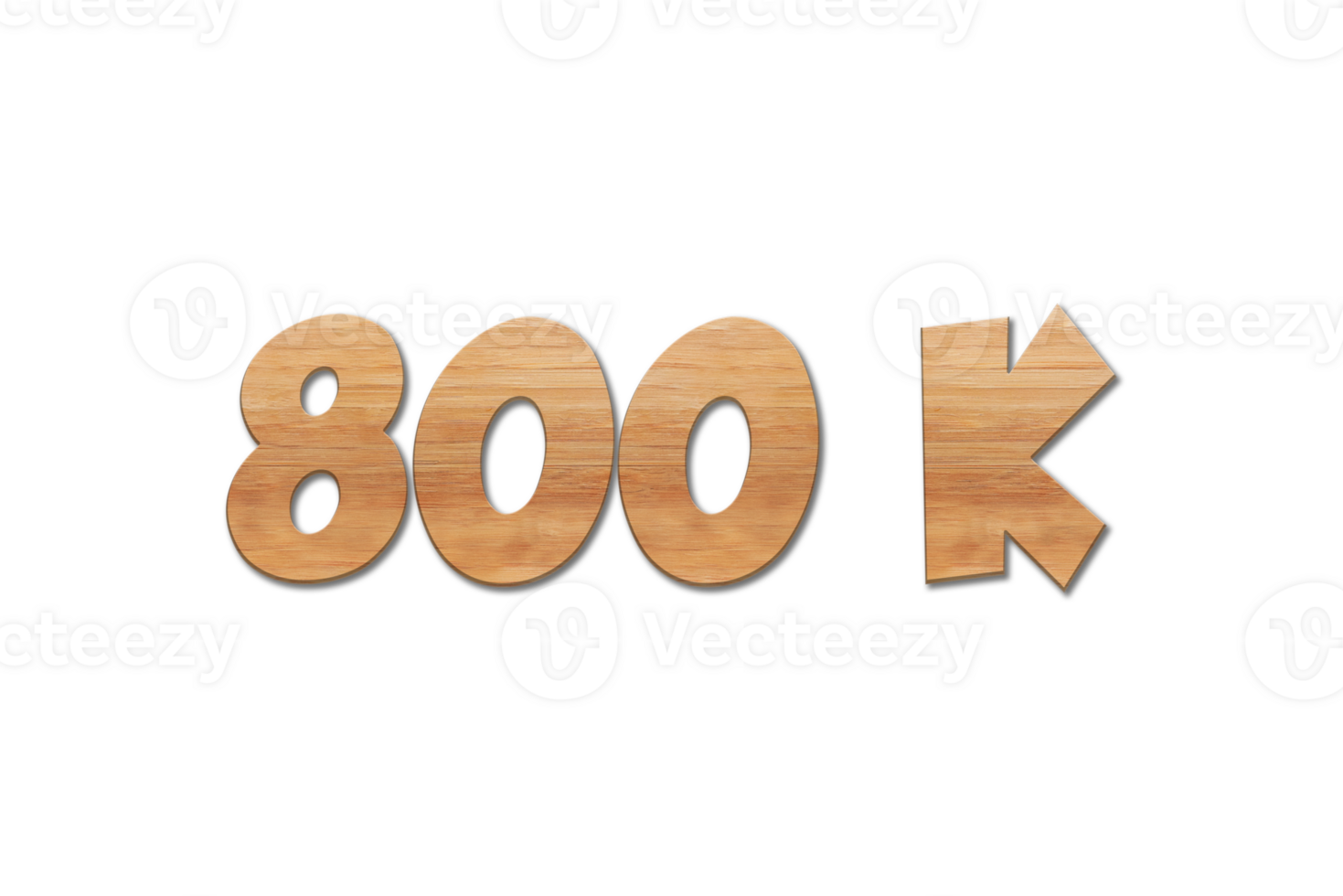 800 k Abonnenten Feier Gruß Nummer Eiche Holz mit Design 23428859 PNG