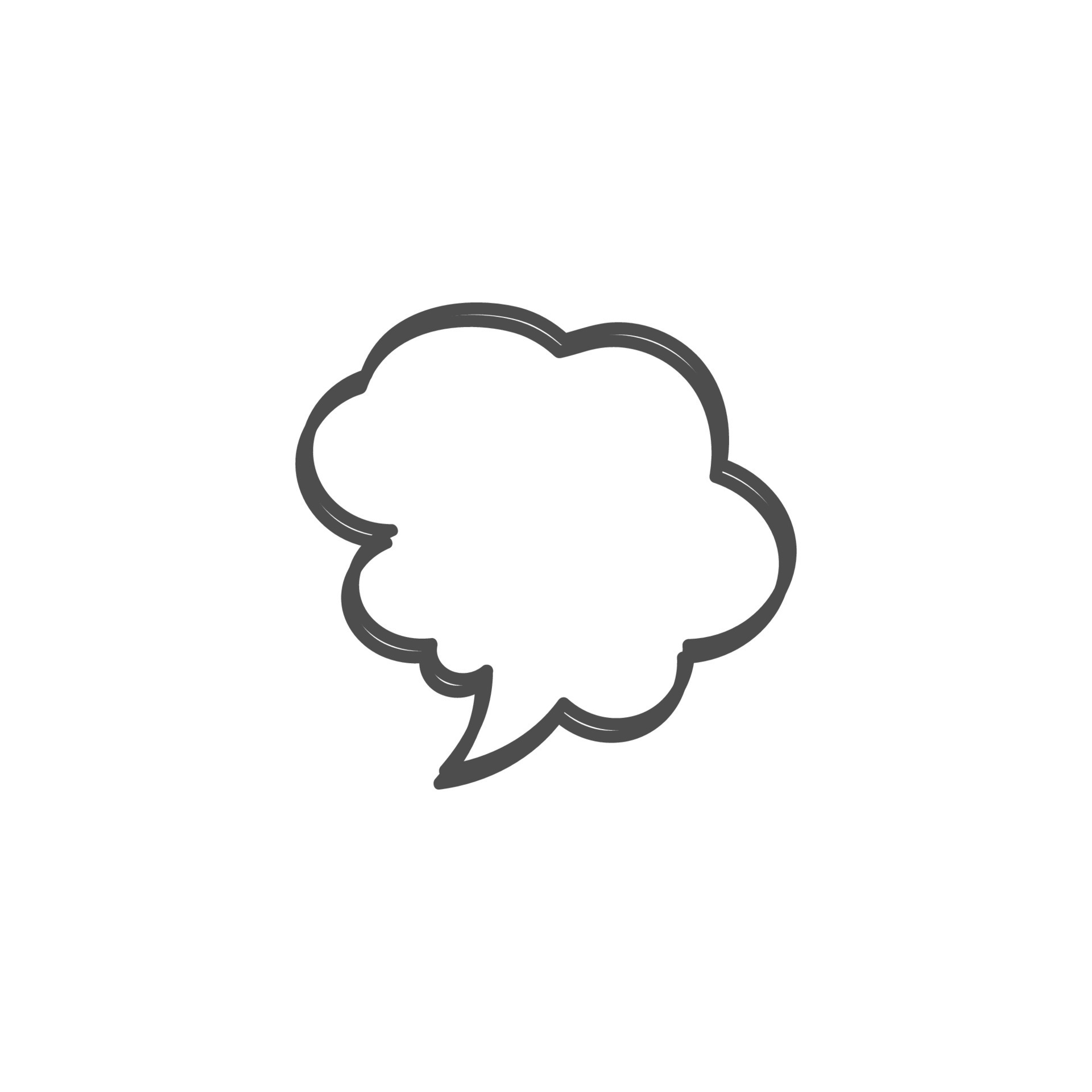 speech bubble and message simple icon 23430013 Vector Art at Vecteezy