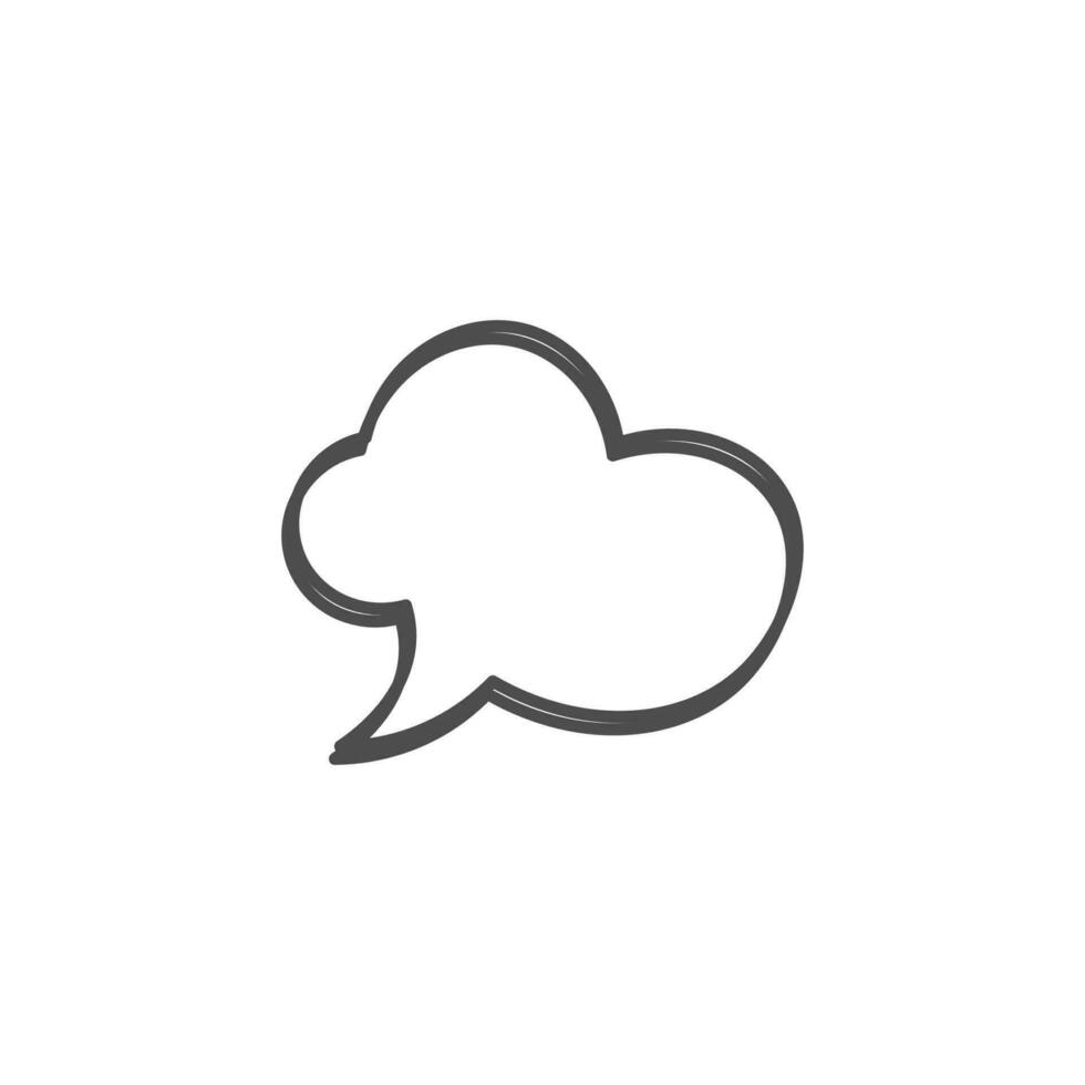 speech bubble and message simple icon 23430034 Vector Art at Vecteezy