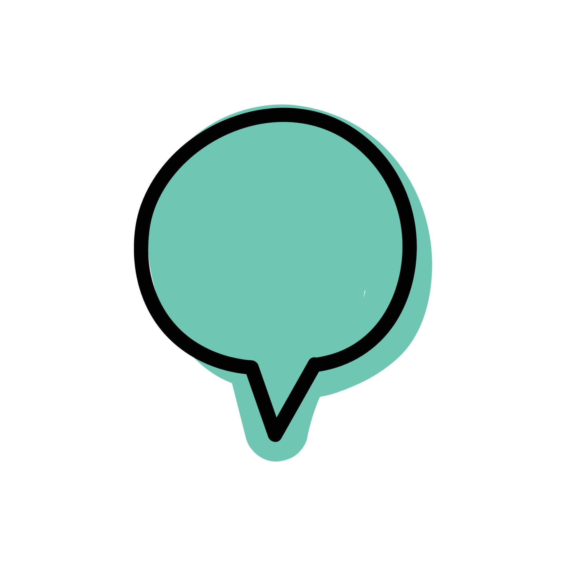 speech bubble and message simple icon 23430052 Vector Art at Vecteezy