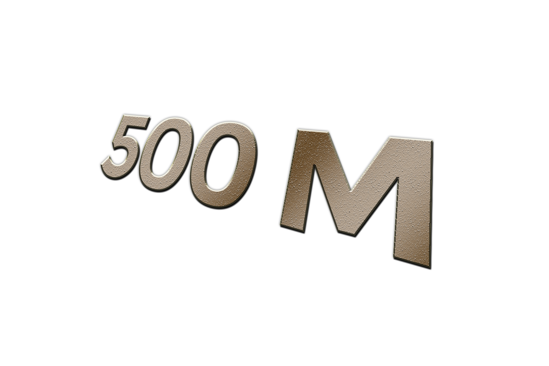 500 Million Subscribers Celebration Greeting Number With Metal Design 500-million-subscribers-celebration-greeting-number-with-metal-design