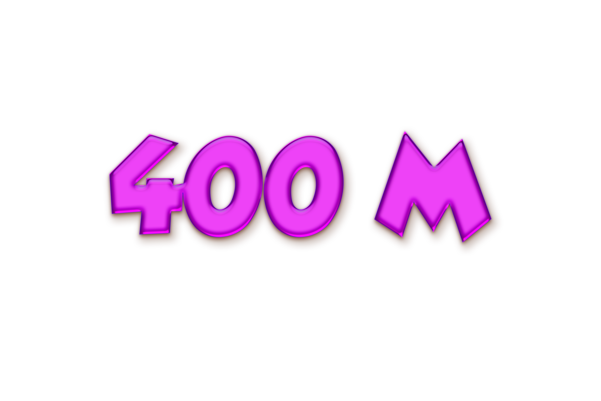 400-million-subscribers-celebration-greeting-number-with-liquid-design