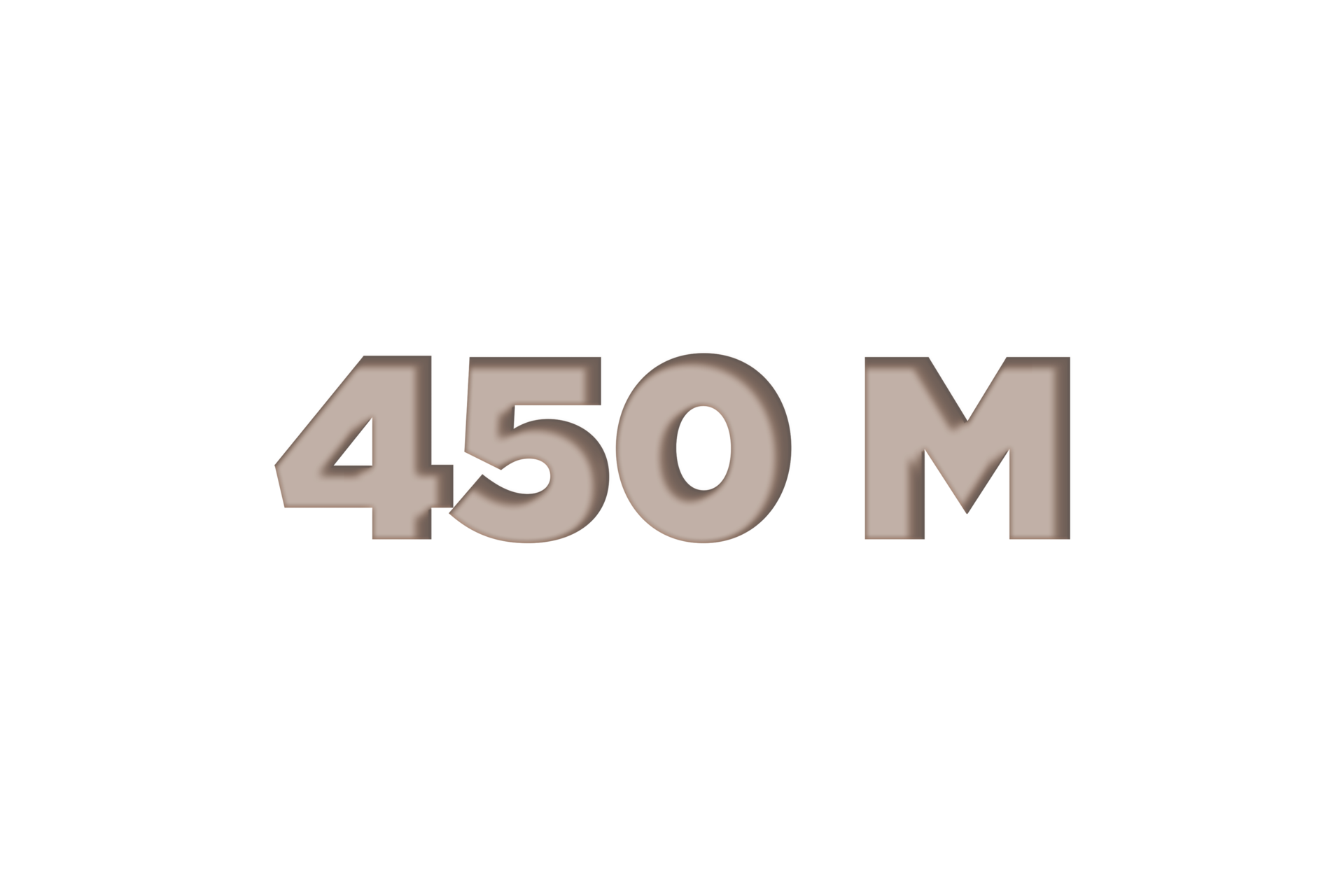 450 Million Subscribers Celebration Greeting Number With Engrave Design 450-million-subscribers-celebration-greeting-number-with-engrave-design