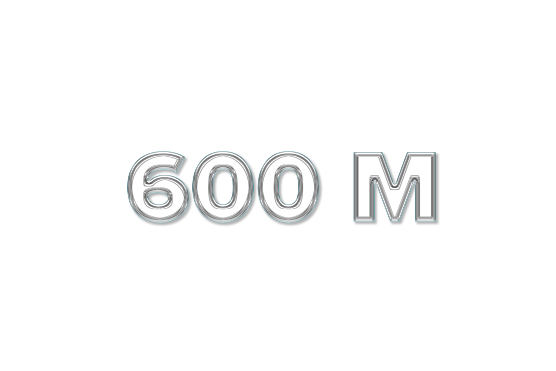 600 Million Subscribers Celebration Greeting Number With Glass Design 600-million-subscribers-celebration-greeting-number-with-glass-design