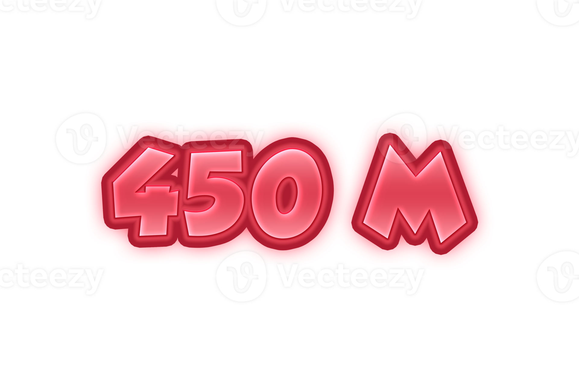 450 Million Subscribers Celebration Greeting Number With Red Embossed 450-million-subscribers-celebration-greeting-number-with-red-embossed