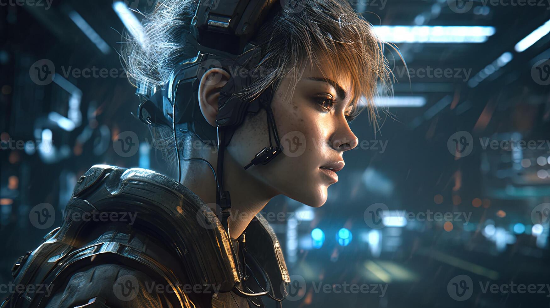 futuristic soldier woman, digital art illustration, 23433921 Stock ... futuristic soldier woman, digital art illustration, 23433921 Stock ...