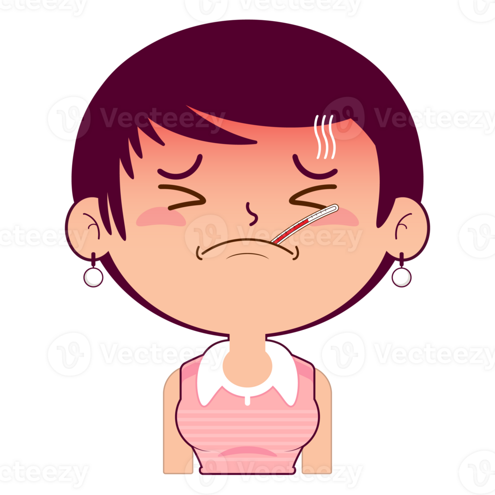 Clipart Visage Malade