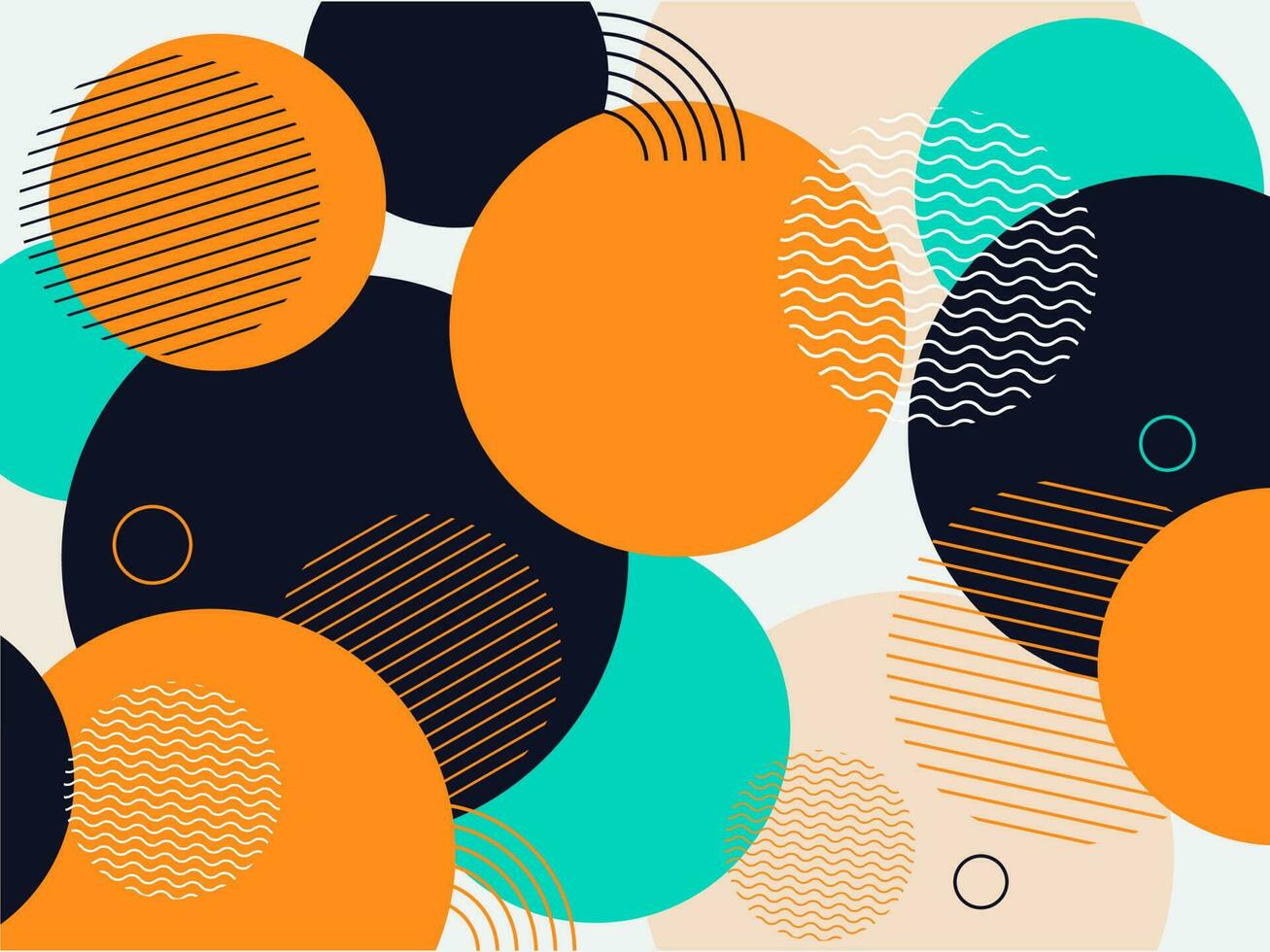 Colorful Abstract Circles Background. 23438350 Vector Art at Vecteezy